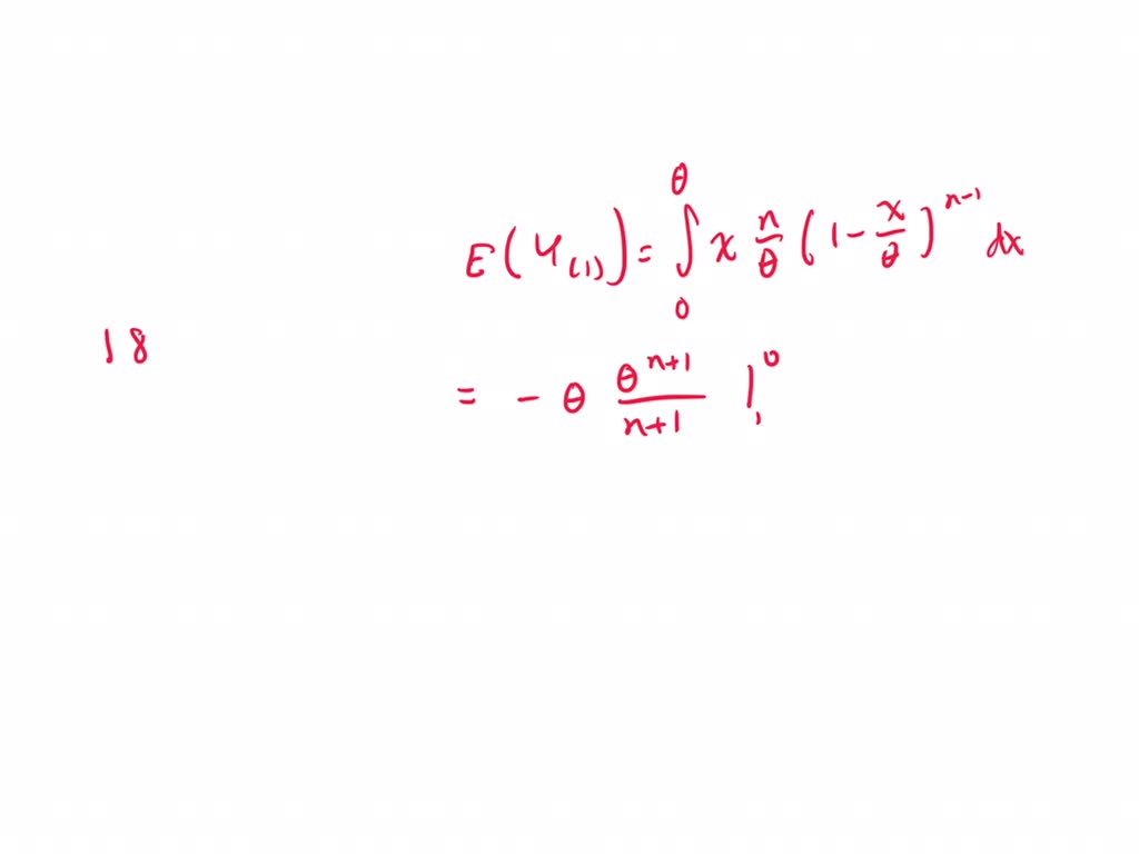 Solved Let Ymin Be The Smallest Order Statistic In A Random Sample Of Size N Drawn From The