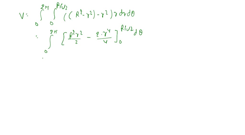 SOLVED:Use double integration in polar coordinates to find the volume ...