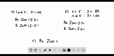 SOLVED:Detailed calculations show that the value of Zeff for the ...