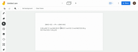 SOLVED: Ammonia reacts with oxygen in the presence of a platinum ...