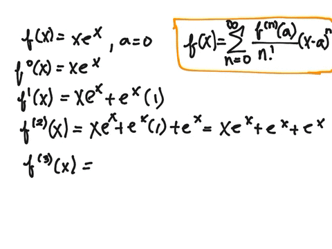 SOLVED:Use the definition of a Taylor series to find the first four ...