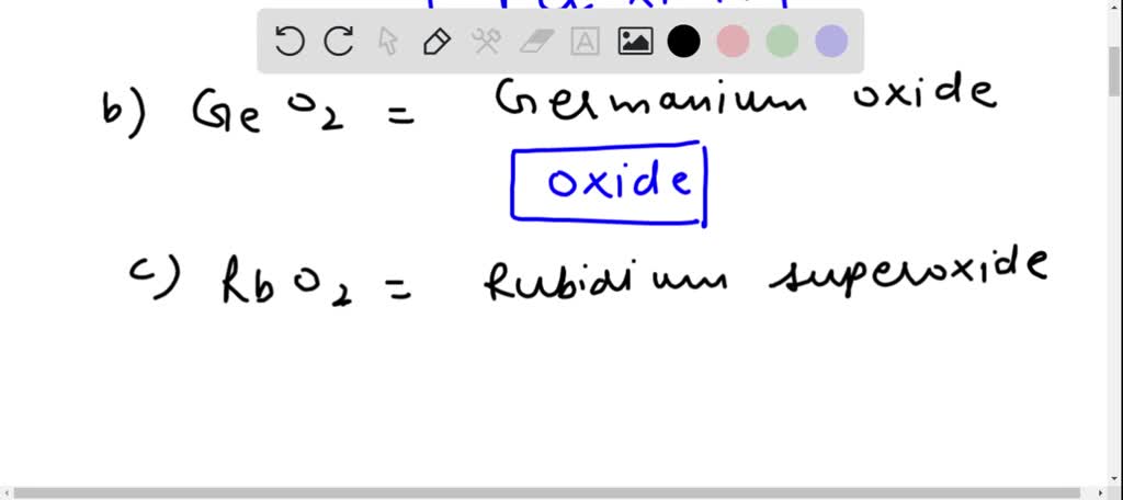 SOLVED:Classify each of the following compounds as an oxide, a peroxide ...