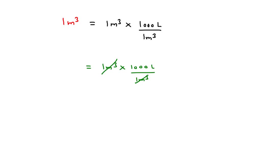 SOLVED Change 1 M 3 To L 
