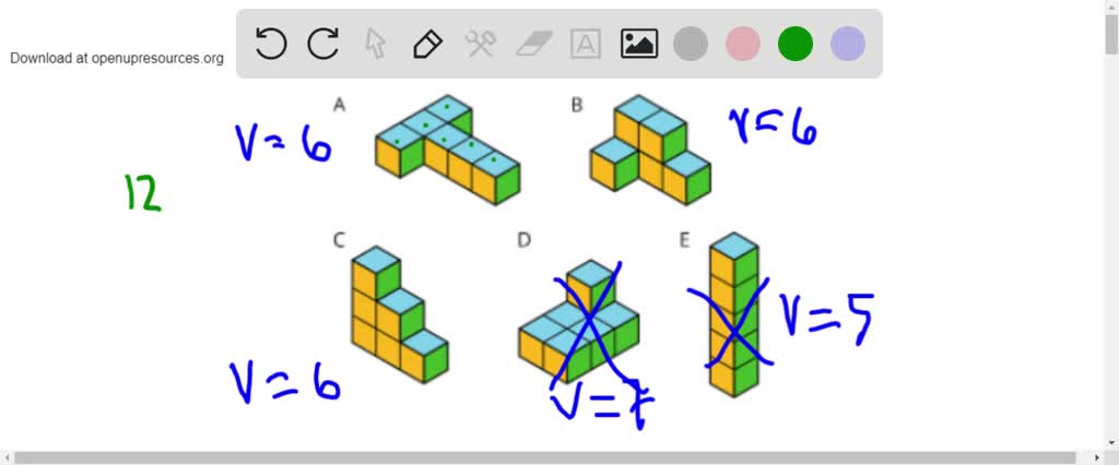 SOLVED:Lin said, "Two figures with the same volume also have the same ...