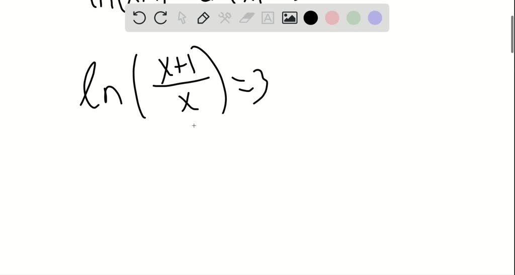 SOLVED:Solve the given equations. lnx-ln(1 / 3)=1