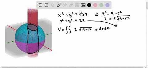 SOLVED:Use a double integral to derive the formula for the volume of a right circular cone of ...