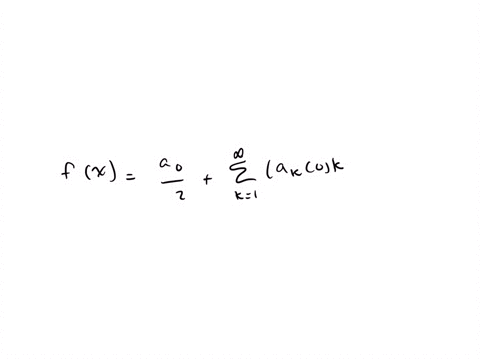 Calculate the Fourier series for the 2 π-periodic function f(x) given by f(x)=x on [0,2 π ...