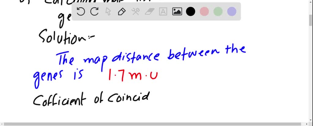 SOLVED:Raymond Popp studied linkage among genes for pink eye (p ...