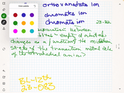 ⏩SOLVED:The pertechnetate ion, TcO4 ^-, is often used to introduce ...