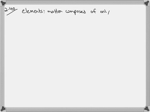 ⏩SOLVED:Classify each of the following pure substances as either an ...