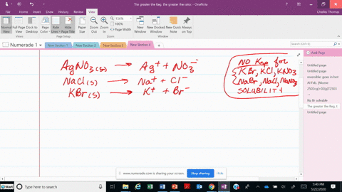 SOLVED:A very dilute solution of silver nitrate is added dropwise to a ...