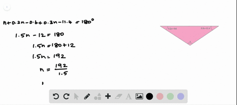 SOLVED:Find the measure of the smallest angle in the triangle shown ...