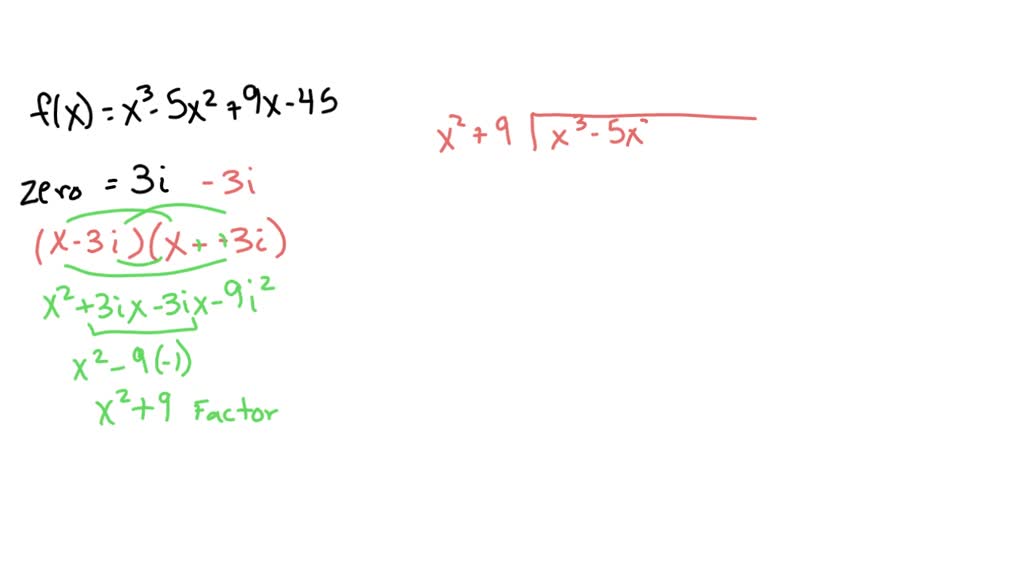 Use the given zero to find the remaining zeros of each polynomial ...