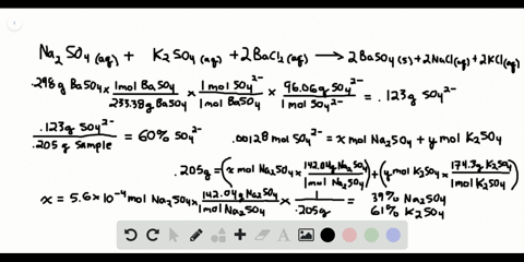 SOLVED:A mixture contains only sodium chloride and potassium chloride ...