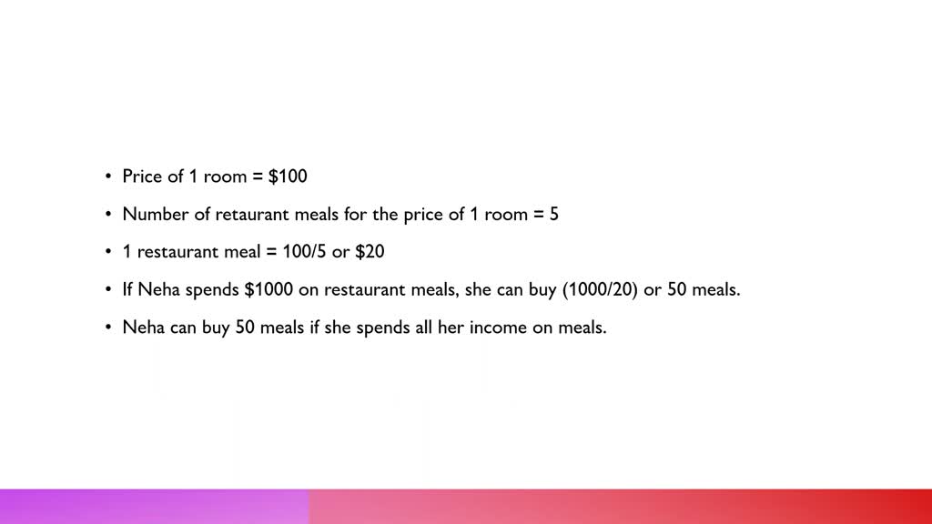 ⏩SOLVED:Monica always buys one unit of food together with three… | Numerade