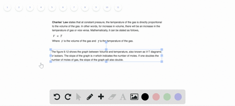SOLVED: How would the graph in Figure 8.12 change if the number of moles of gas in the sample ...