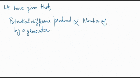 SOLVED:A generator produces 24.0 V when turning at 900 rev / min . What ...