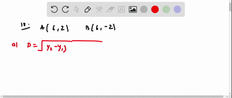 SOLVED:(a) Find the distance d(A, B) between A and B (b) Find the midpoint of the segment A B A ...