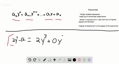 SOLVED: Tell whether the expression is a polynomial. If it is, give its ...
