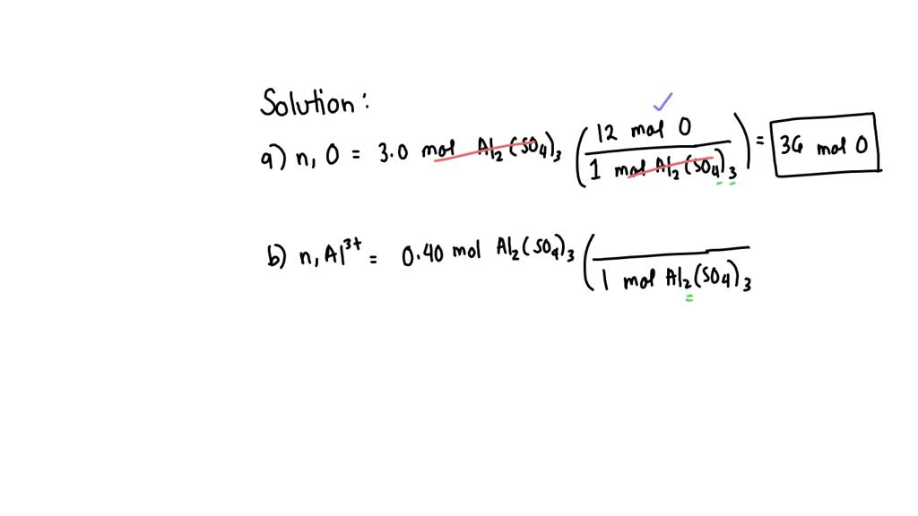 Aluminum sulfate, Al2(SO4)3, is used in some antiperspirants. a. How ...