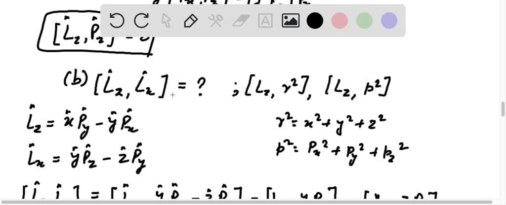 Solved A Starting With The Canonical Commutation Relations For