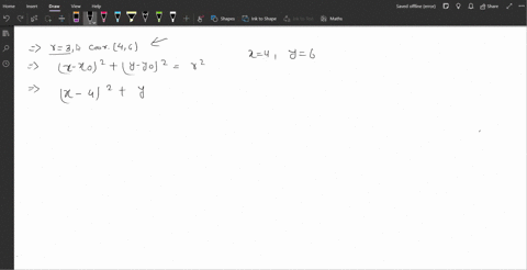 SOLVED:Find a parametric representation of the following curves. Circle of radius 3, center (4,6)