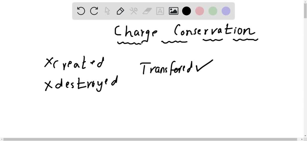 SOLVED:The charge conservation principle is : (a) only applicable when ...