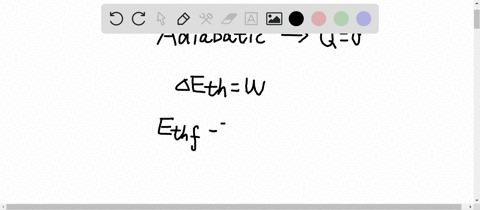 SOLVED:Draw a first-law bar chart (see Figure 17.14 ) for the gas ...
