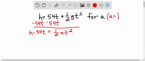 SOLVED:Solve the given formula for the specified variable. Solve the ...