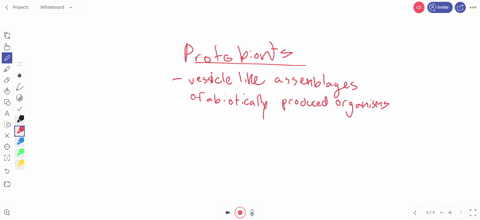 SOLVED:If you were studying how protobionts evolved into cells and you ...