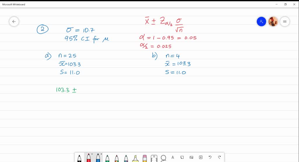  1 Point Use The Given Data To Find The 95 Confiden SolvedLib