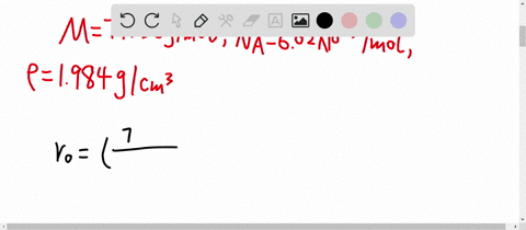 SOLVED:The measured density of a KCl crystal is 1.984 g / cm^3 . What ...