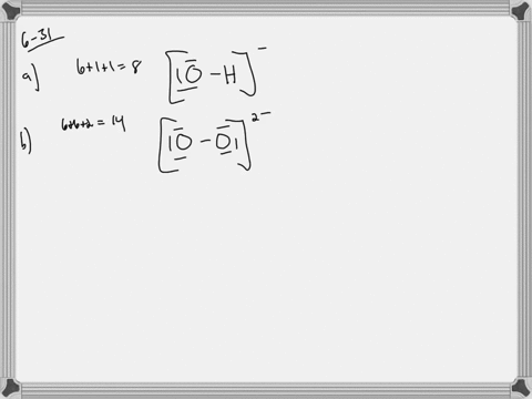 SOLVED:Draw Lewis structures for the following polyatomic ions. a. OH^- b. O2^2- c. NO^2- d. NO ...
