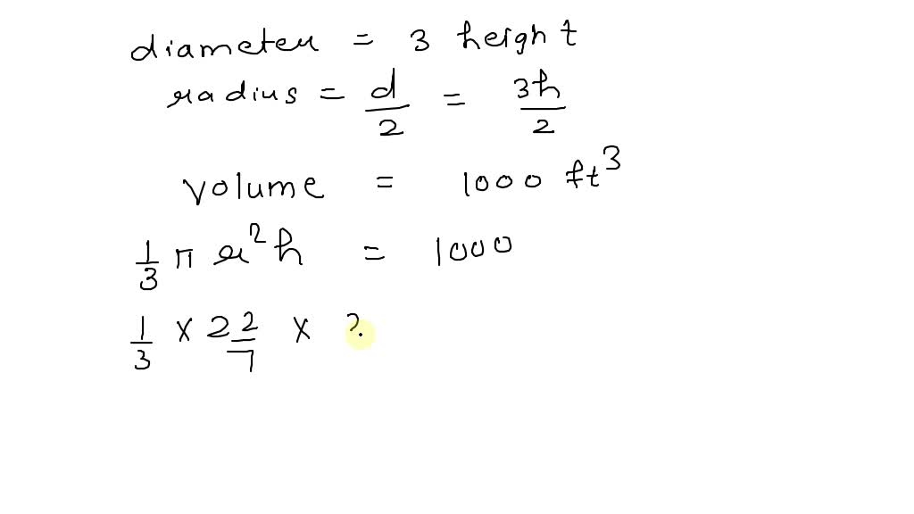 SOLVED:The grain is falling from a chute onto the ground, forming a ...