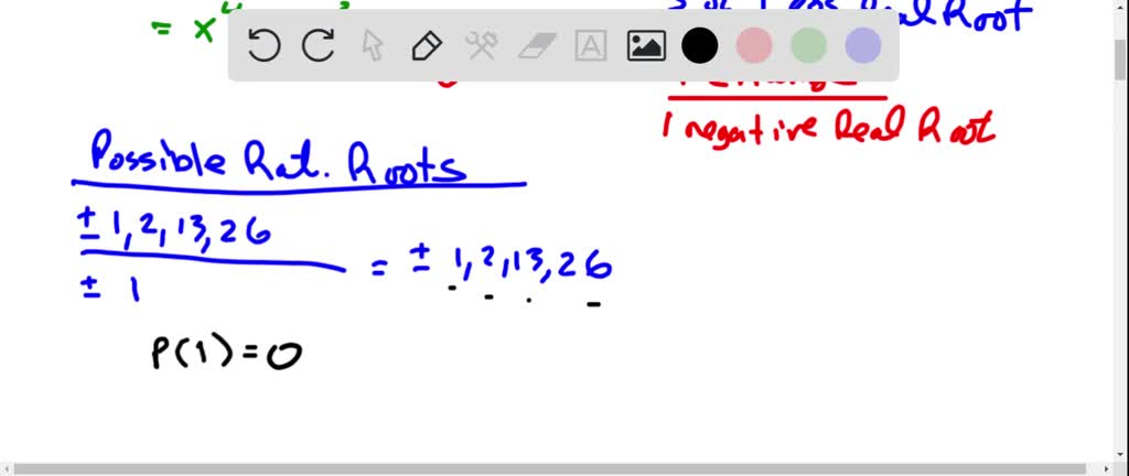 SOLVED:For each polynomial (a) use Descartes' rule of signs to ...