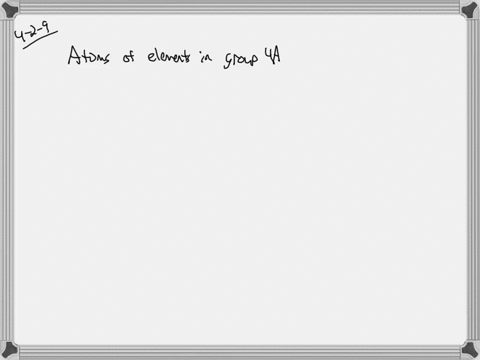 SOLVED:If an element is located in Group 4A of the periodic table, what ...