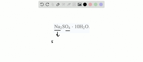 SOLVED:Glauber's salt has the formula Na2 SO4 ·10 H2 O. What is the ...