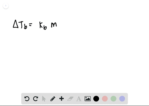 SOLVED:Identify each variable in the following formula: ΔTb=Kb m