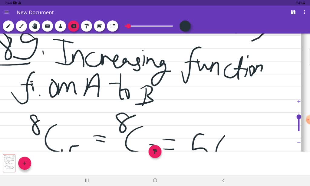 ⏩SOLVED:Non decreasing functions from A to B ^12 C5=792 Hence, C is… | Numerade