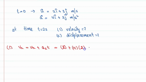 SOLVED:At a certain instant of time, the velocity and acceleration of a ...