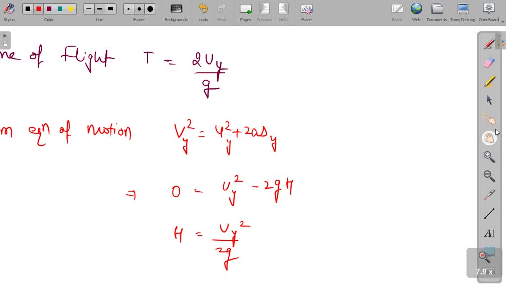 SOLVED:A particle P is launched from point A with the initial conditions shown. If the particle ...