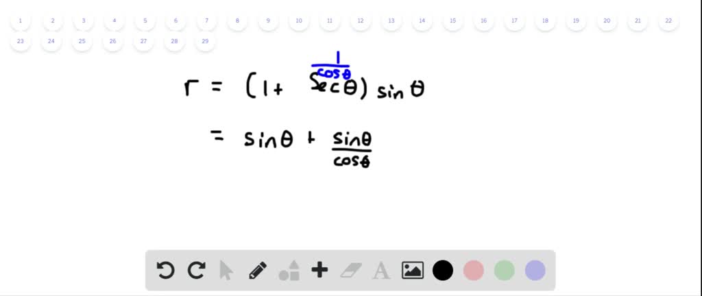 SOLVED:Find d r / d θ. r=(1+secθ) sinθ