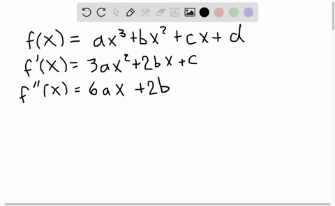 ⏩SOLVED:Prove that a cubic function has exactly one point of… | Numerade