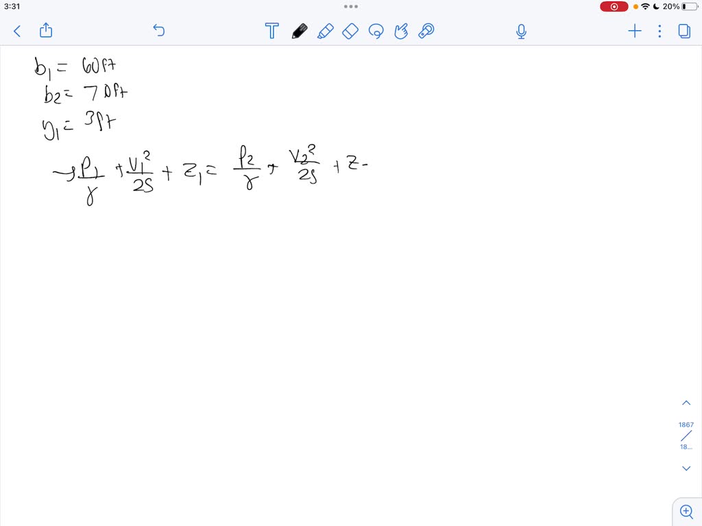 SOLVED:A smooth transition section connects two rectangular channels as shown in Fig. P10.31 ...