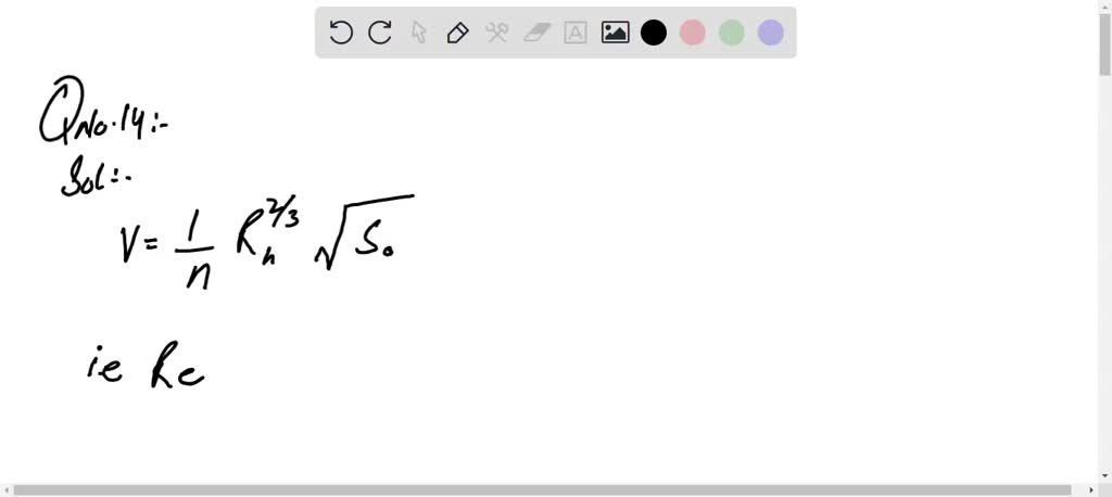 The Chézy formula (10.18) is independent of fluid density and viscosity ...