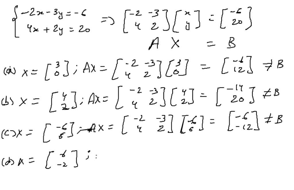 SOLVED a Write A Matrix A That Represents The Coordinates Of The