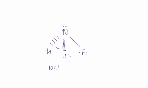 SOLVED:Consider the molecule HNF2( N is the central atom in the ...