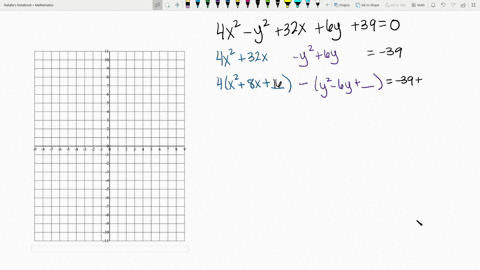 SOLVED:In Exercises 43-50 , convert each equation to standard form by completing the square on x ...