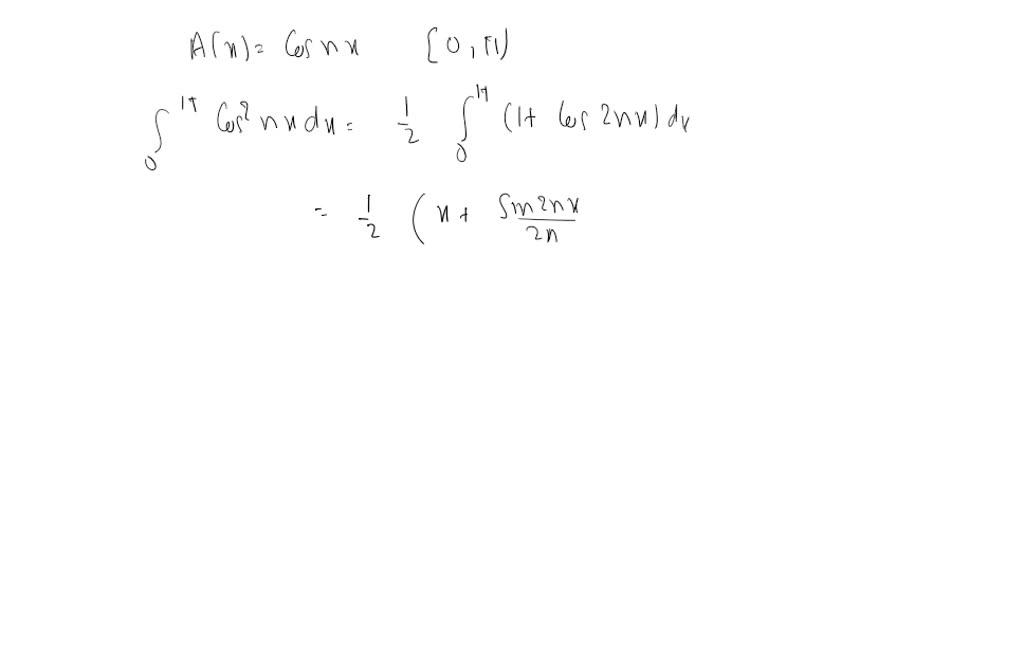 A Periodic Function With Period 2 πis Defined By Specifying Its Values On The Interval [0 2 π