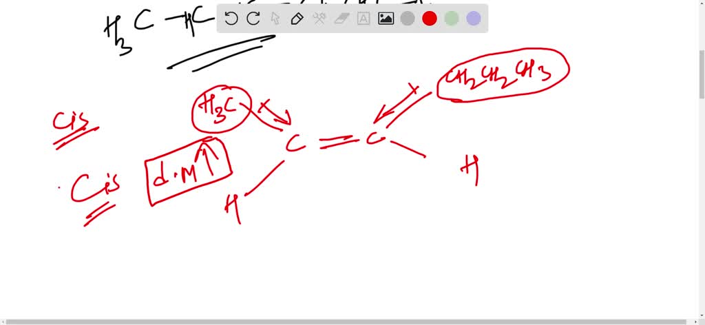 ⏩SOLVED:Draw the cis and trans structures of hex-2-ene. Which isomer ...